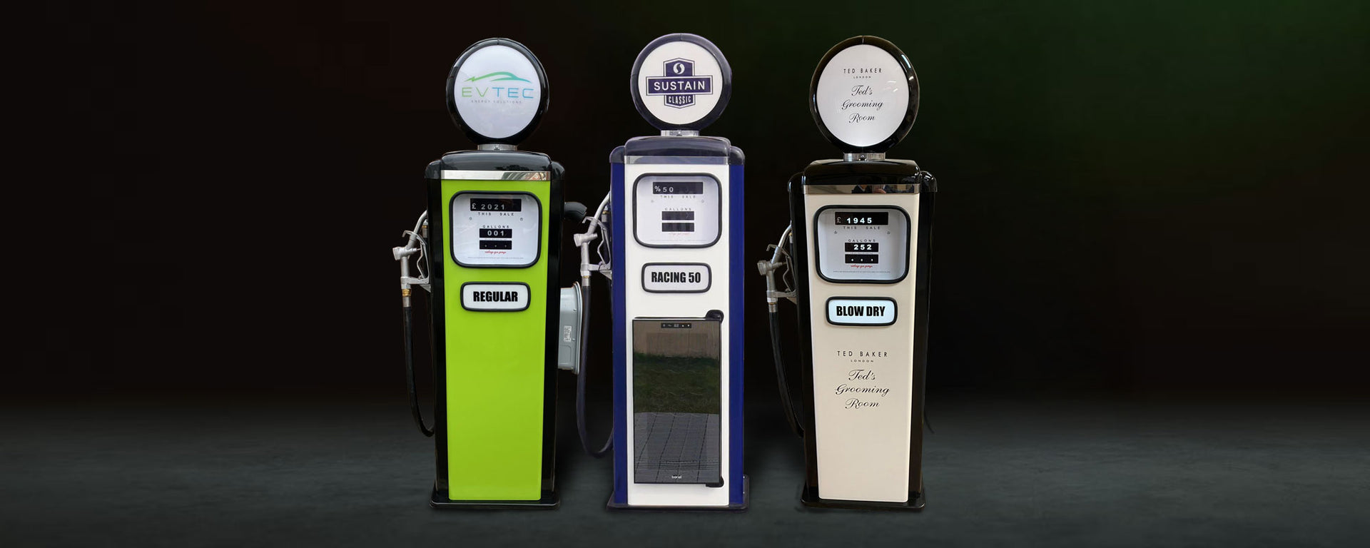 Custom Vintage Petrol Pumps | Bespoke Designs & Personalisation – Retro ...
